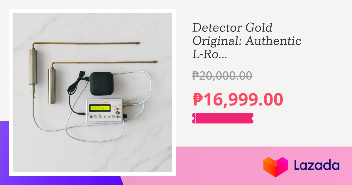 Detector Gold Original: Authentic L-Rod Gold Detector and Gold Scanner ...